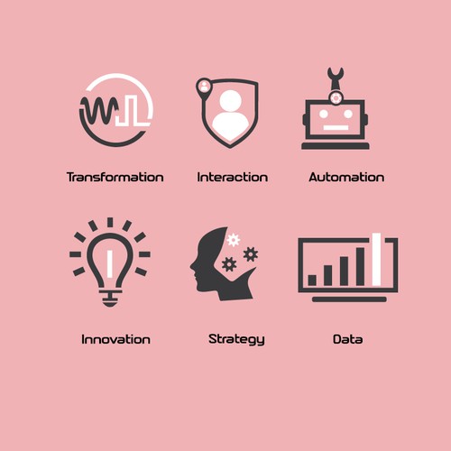 Design icons for digitalisation areas | Icon or button contest