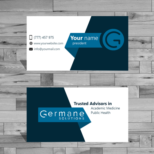 Germane Solutions Business Cards - New Logo | Business card contest
