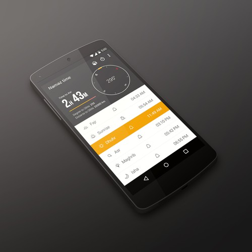Prayer time app | App design contest