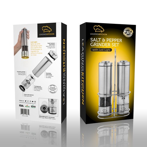 Designs | Design an Eye-catching Packaging for a Salt and Pepper ...