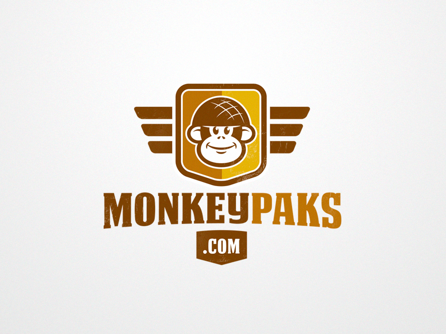 Create our logo for our new monkey paks backpacks. | Logo design contest