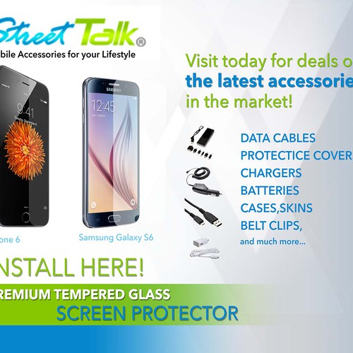 Modern Eye catching poster design for our Street Talk mobile ...