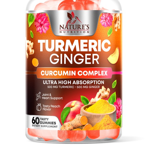 Designs | Natural Turmeric Gummies Design Need for Nature's Nutrition ...
