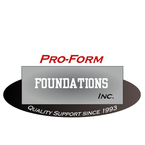 Logo Design for Pro-Form Foundations, Inc. | Logo design contest