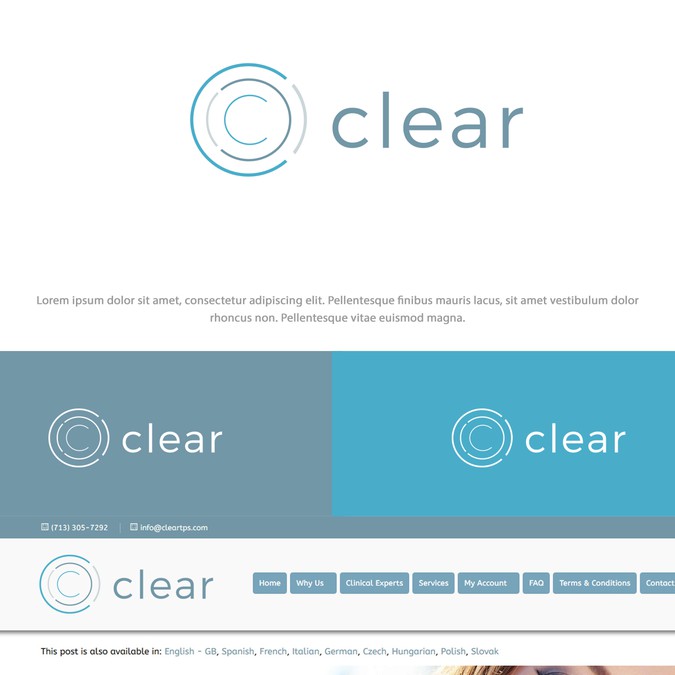 Clear logo | Logo & business card contest