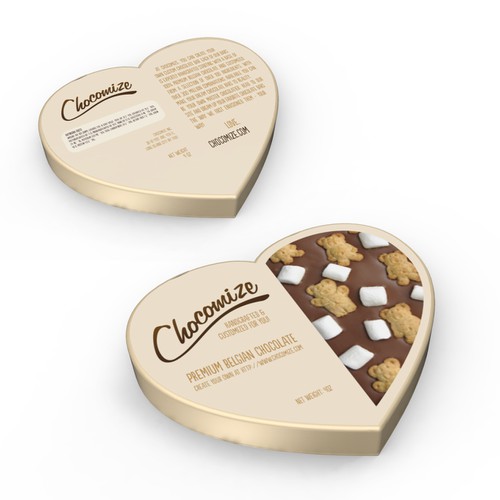 Designs | New heart-shaped product packaging wanted for Chocomize ...