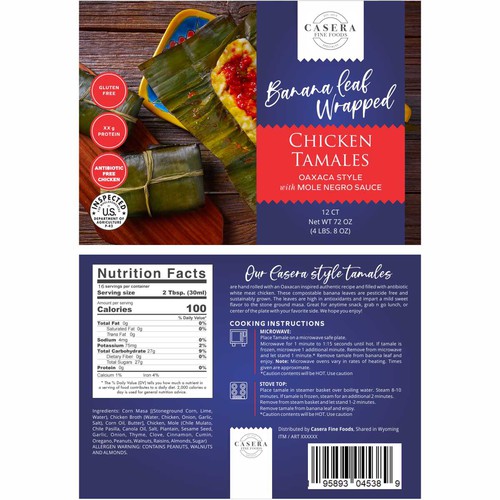Designs | Tamales | Product packaging contest