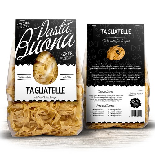 Designs | Pasta buona | Product packaging contest