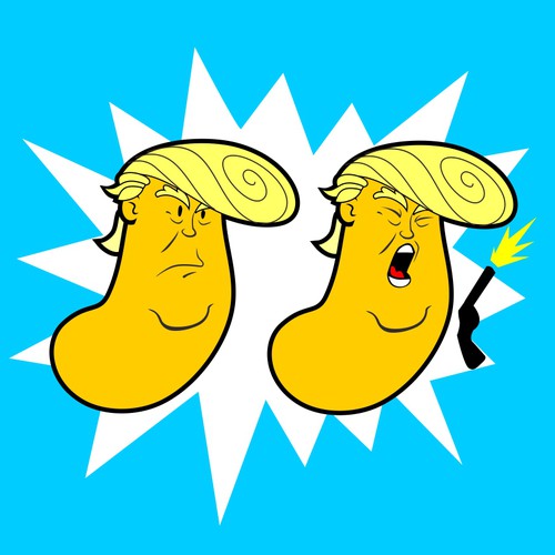 President Trump Cheese Puff Illustration | Illustration or graphics contest