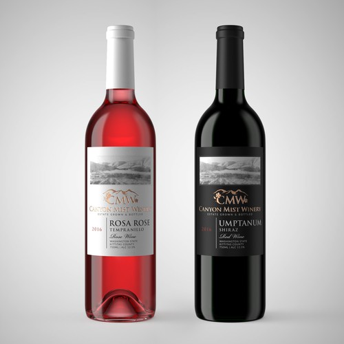 Create New Wine Label for Beautiful Vineyard and Winery | Product label ...