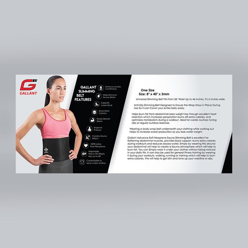 Design a Slimming Belt Inlay Card | Other business or advertising contest
