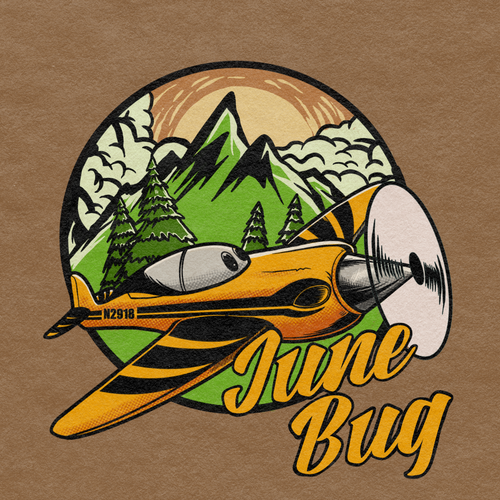 Designs | Create a caricature of my airplane, the June Bug! | Character ...