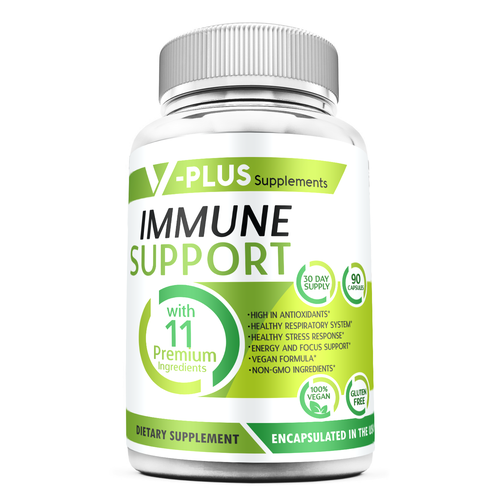 Designs | Label for Immune Supplement | Product label contest