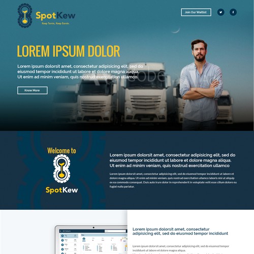 Designs | Design an awesome landing page for SpotKew. | Landing page ...