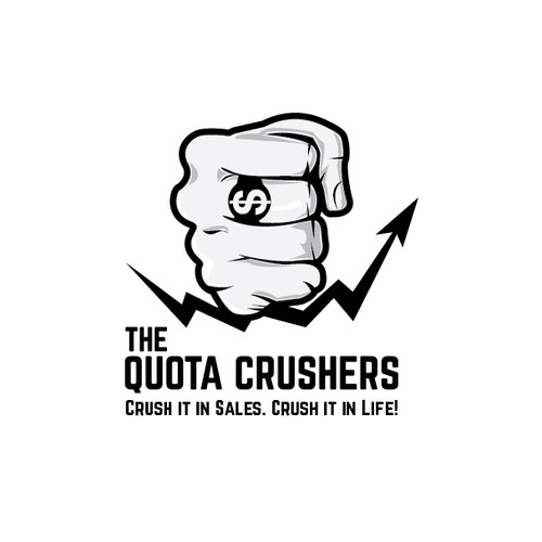 Design a powerful logo for The Quota Crusher! | Logo design contest