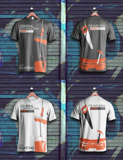 Create stylish Contractor T-shirt for young & growing company | T-shirt ...