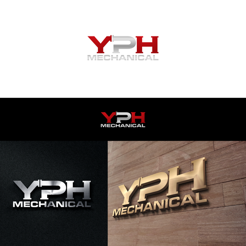 create a modern clean looking logo with pipe wrenches and maple leaf ...