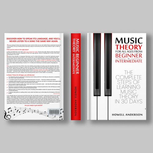 Designs | Music Theory for All Ages | Book cover contest