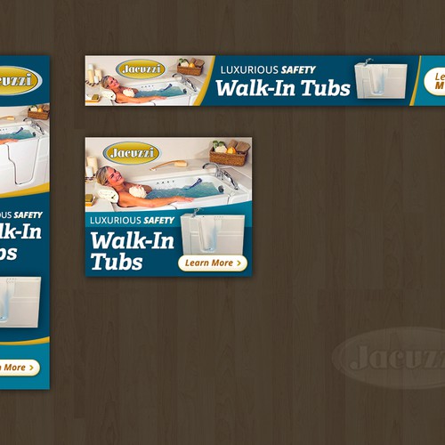 Designs | Jacuzzi Walk In Bathtub Banner Ads | Banner ad contest