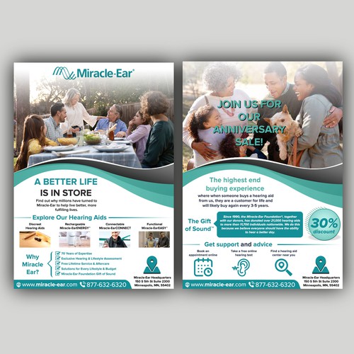 Designs | Need a powerful in-home flyer/mailer to attract hearing aid ...