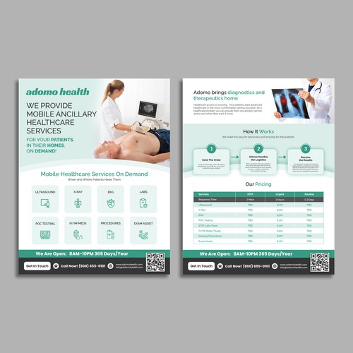 Designs | Design a beautiful one-pager for a health tech startup ...