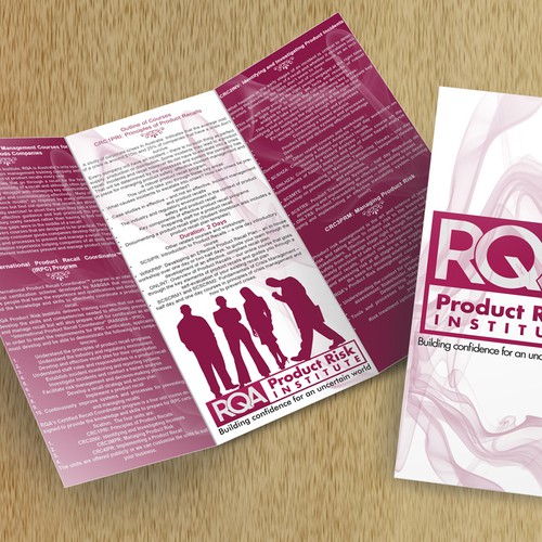 Designs | New Brochure Design for RQA Product Risk Institute | Print or ...