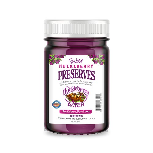 Designs | design a label for Wild Huckleberry Preserves! Unique product ...
