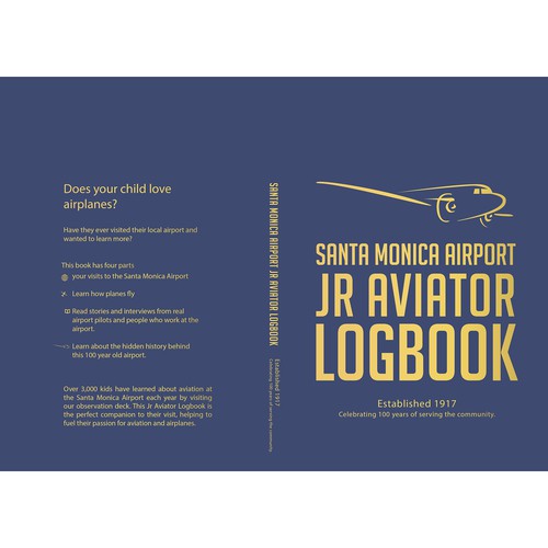 Design Aviation Logbook for Kids | Book cover contest
