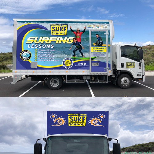 Designs | Design an epic fun surf school truck wrap | Car, truck or van ...