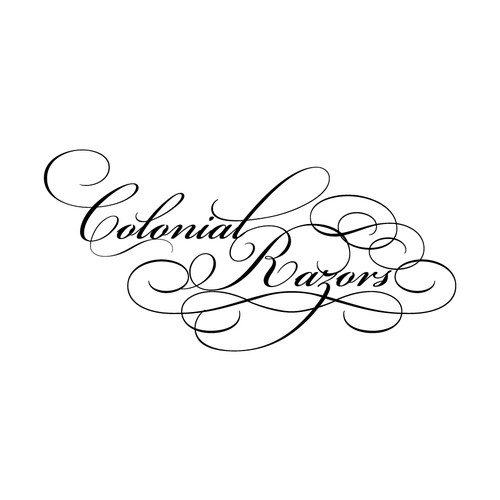 Colonial Razors needs help with 18th century inspired logo | Logo ...