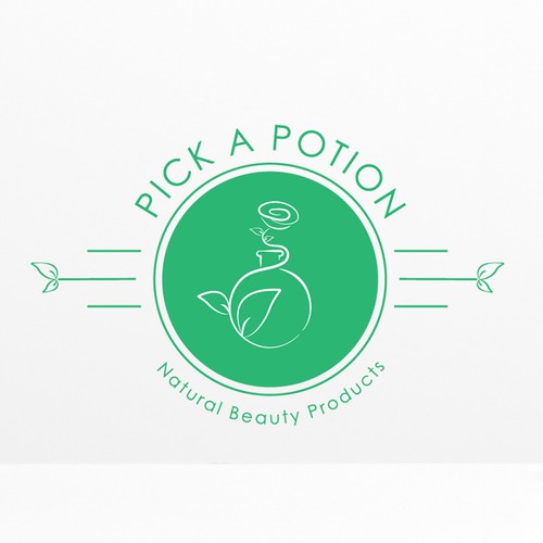 A logo for a herbal medicine business that sells plants and remedies ...