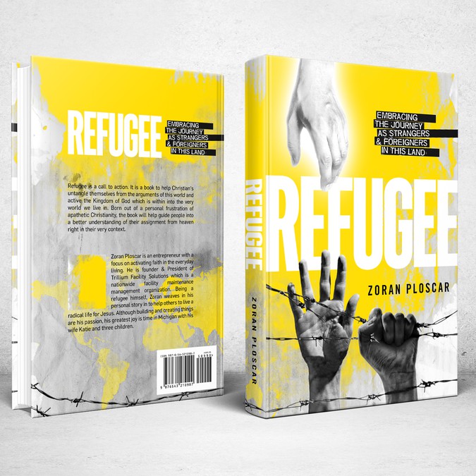 Creating impactful Refugee book cover | Book cover contest