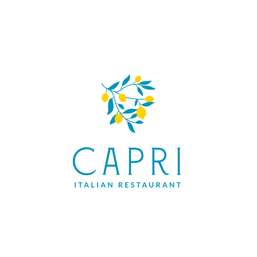 Designs | “The Neighborhood Gem” Italian island Capri restaurant logo ...