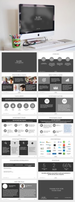 Redesign powerpoint presentation for a venture capital firm ...