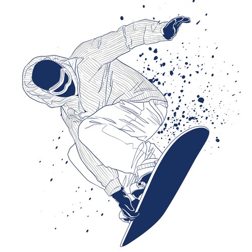 Snowboard grab drawings needed! | Illustration or graphics contest