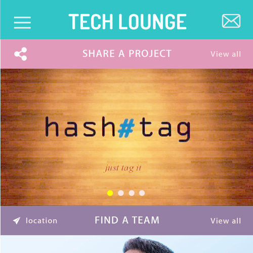 Tech Lounge App | App design contest