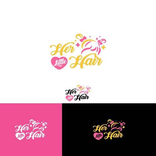 Designs | A fun and feminine logo for young girls hair accessory brand ...