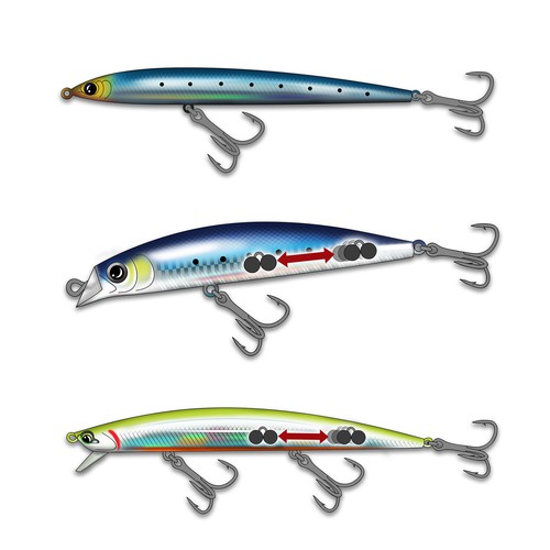 Designs | Create illustrations for the packaging of fishing lures ...