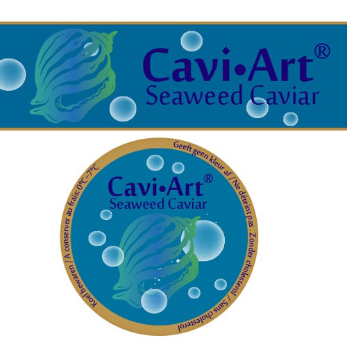 Seaweed Caviar - label design | Product label contest
