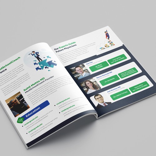 Create an awesome winning brochure for a medical education company ...