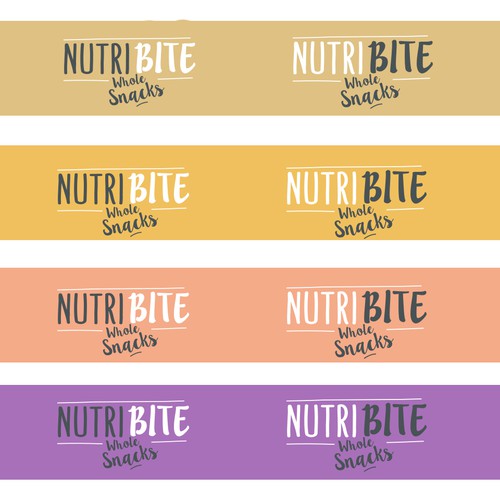 Design a trendy logo for a health snack company "NutriBite" | Logo ...