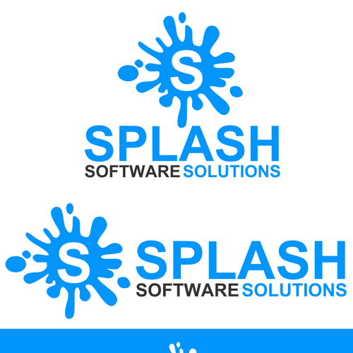 Design a bold minimalist logo for Splash Software Solutions | Logo ...