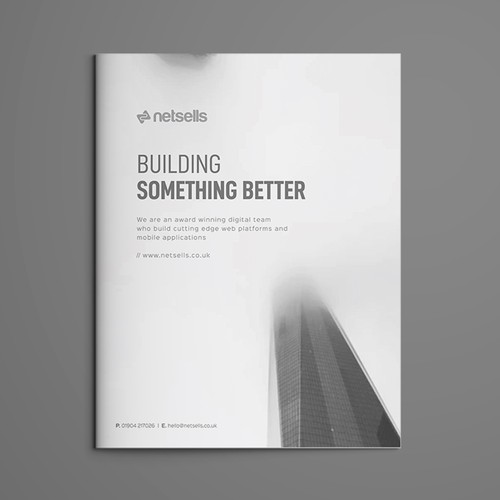 Minimalist Document Cover Template | Stationery contest