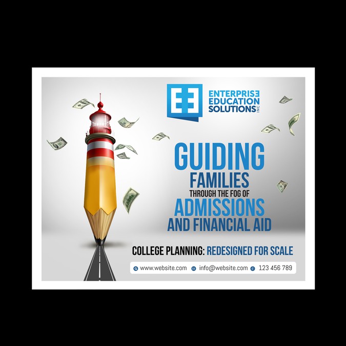 Create a flyer to help thousands with college admissions and financial ...