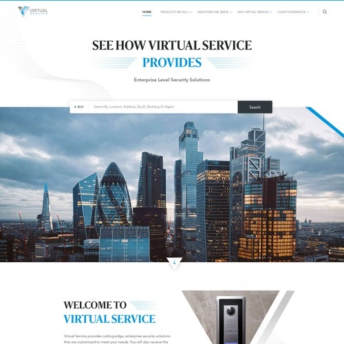Designs | Modern professional website for Technology Company | Web page ...