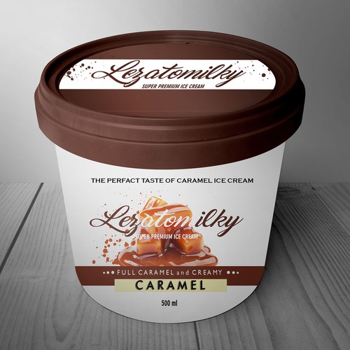 Super-Premium Ice Cream Label Design | Product label contest