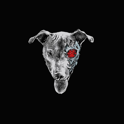 Creative Dog Terminator Face Design | T-shirt contest