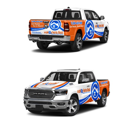 Designs Bad Ass Truck Wrap Design For Realtor Car Truck Or Van Wrap Contest