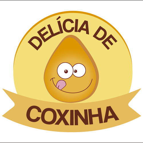 Logo Design Delicia de Coxinha | Logo design contest