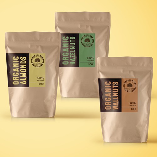 Product packaging and label for high-end organic foods. | Product ...